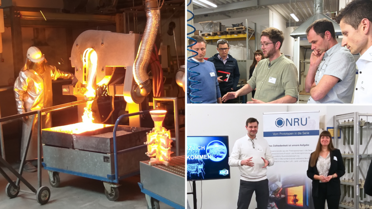 AMZ-Netzwerk zu Besuch bei NRU GmbH - DEM Profi für Feinguss